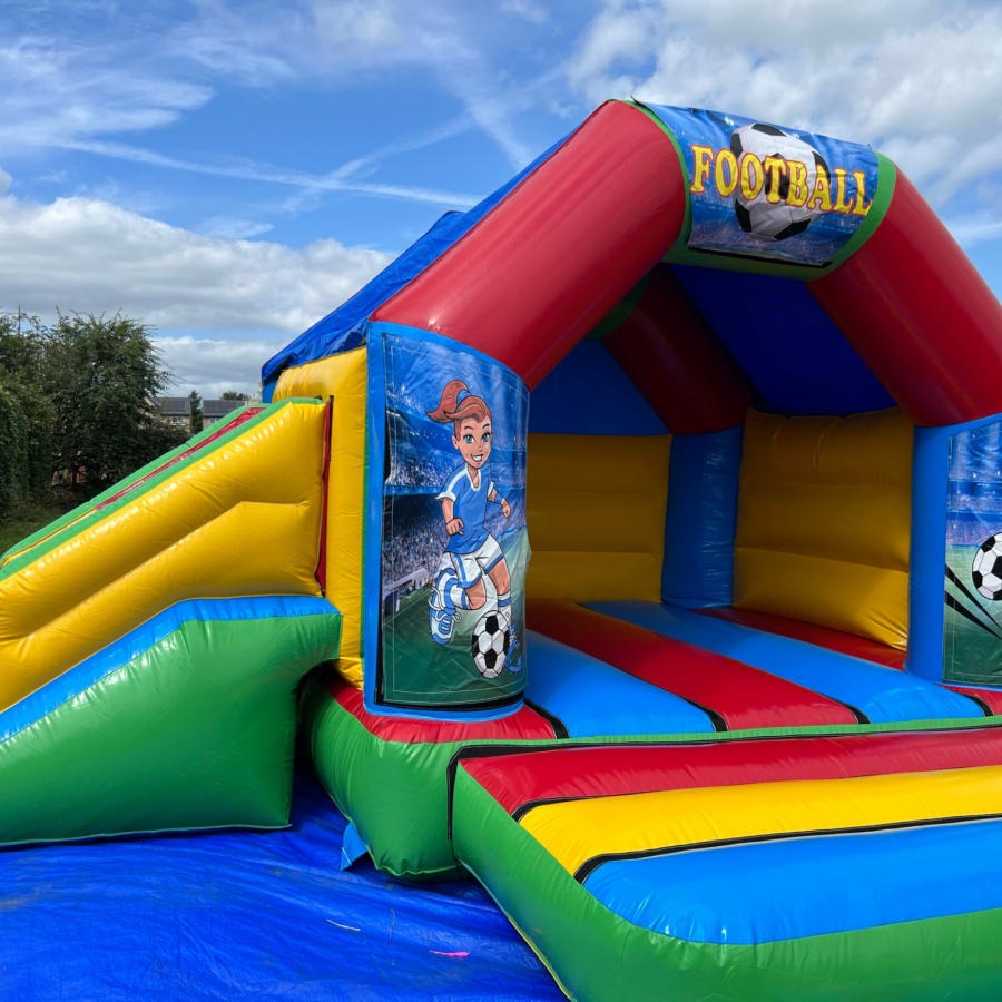 Football Side Slide (20ft by 18ft) - Bouncy Castle and Party Game Hire ...
